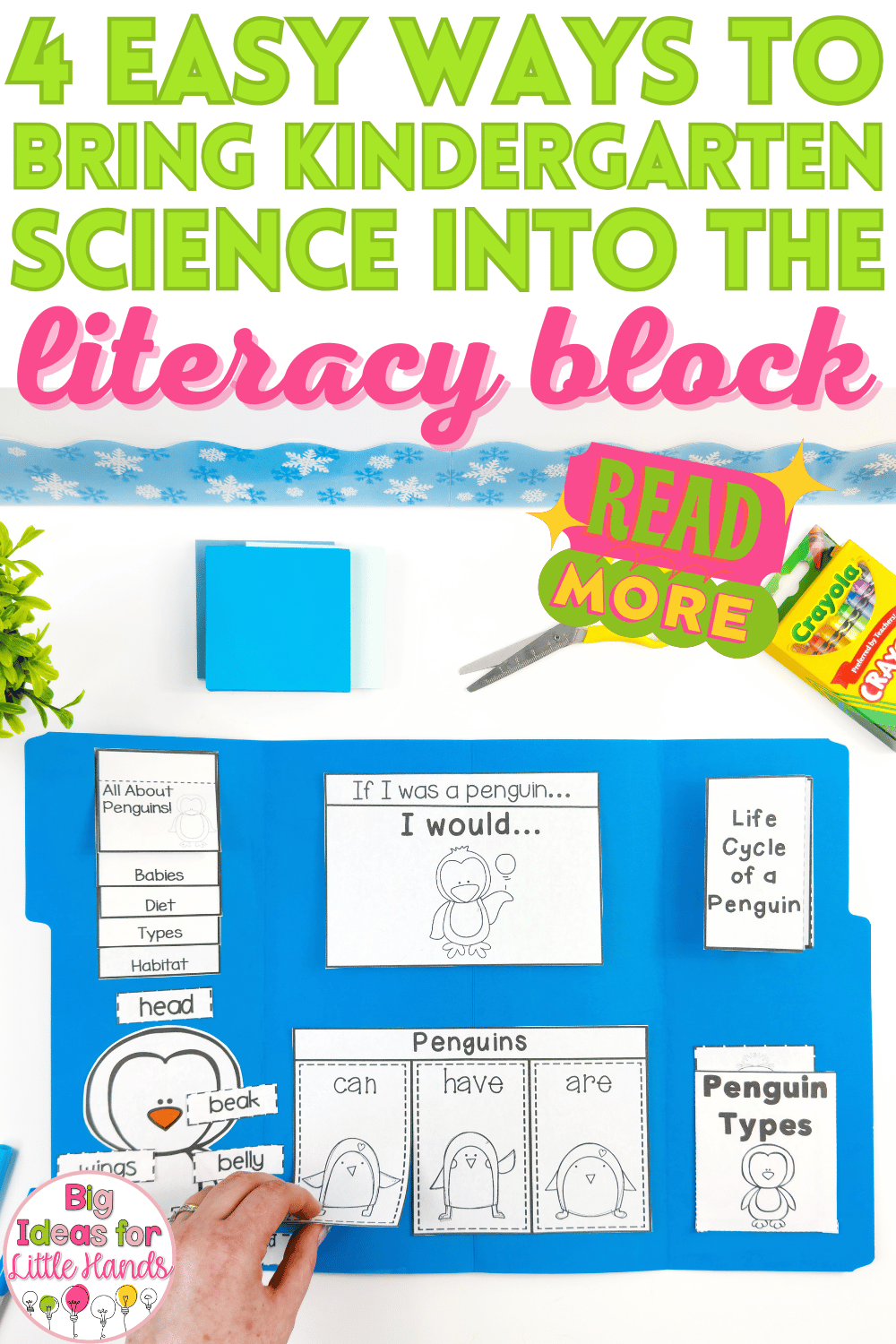 4 Easy Ways to Bring Kindergarten Science into the Literacy Block - Big ...