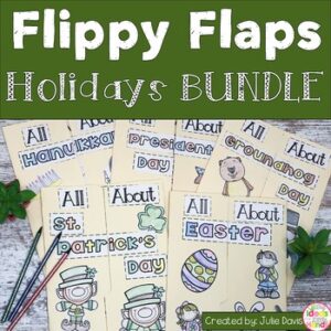 4 Holiday Lapbook Flippy Flap Activities - Big Ideas for Little Hands