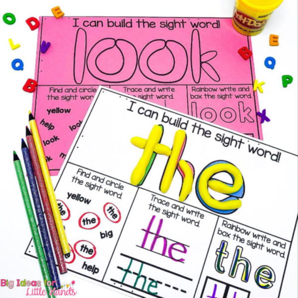 3 Fun Sight Word Practice Activities