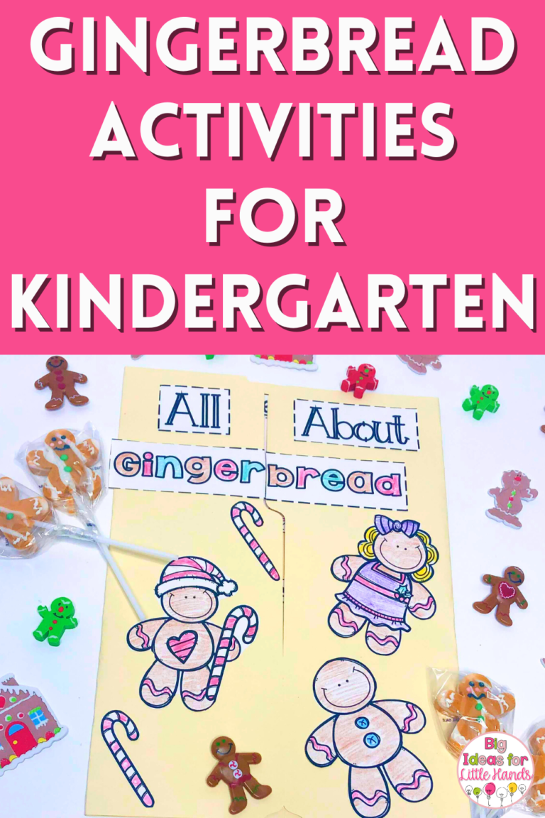 Gingerbread Activities for Kindergarten - Big Ideas for Little Hands