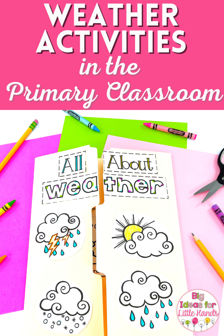 Weather Activities for the Primary Classroom - Big Ideas for Little Hands