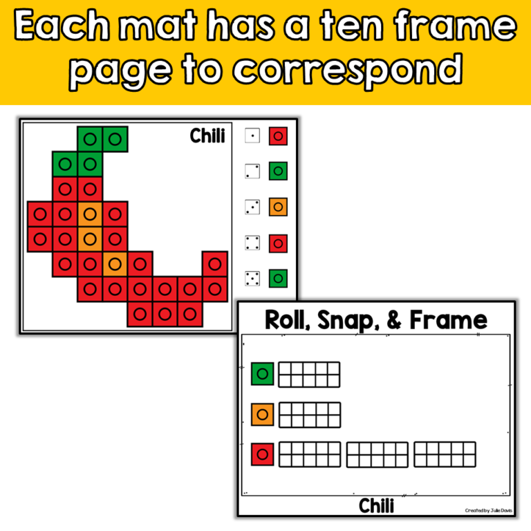 Ten Frames Activities and Games | Cinco De Mayo - Big Ideas for Little ...