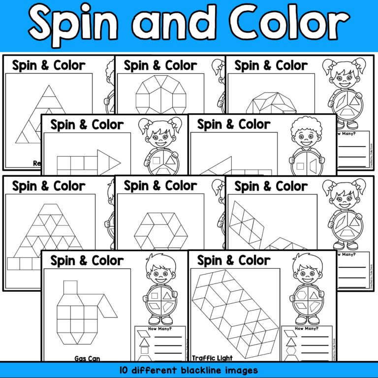 Pattern Blocks Mat Transportation Symbols Math Center - Big Ideas for ...