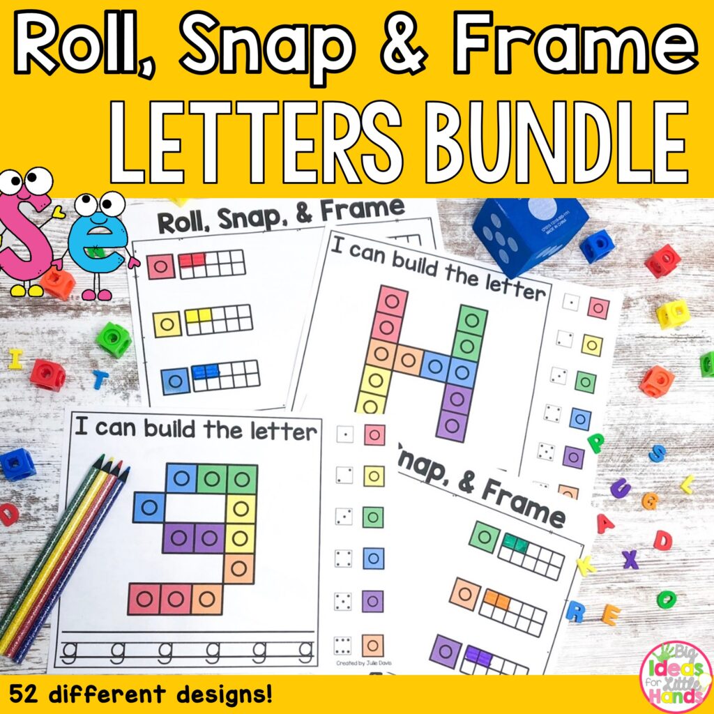 Ten Frames Activities and Games | Letters Bundle - Big Ideas for Little ...