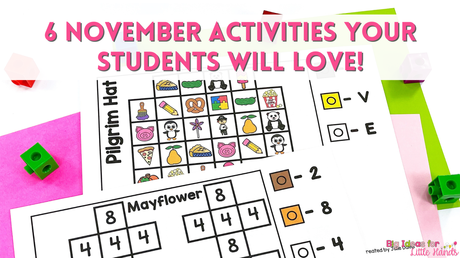 6 November Activities Your Students Will Love! - Big Ideas for Little Hands