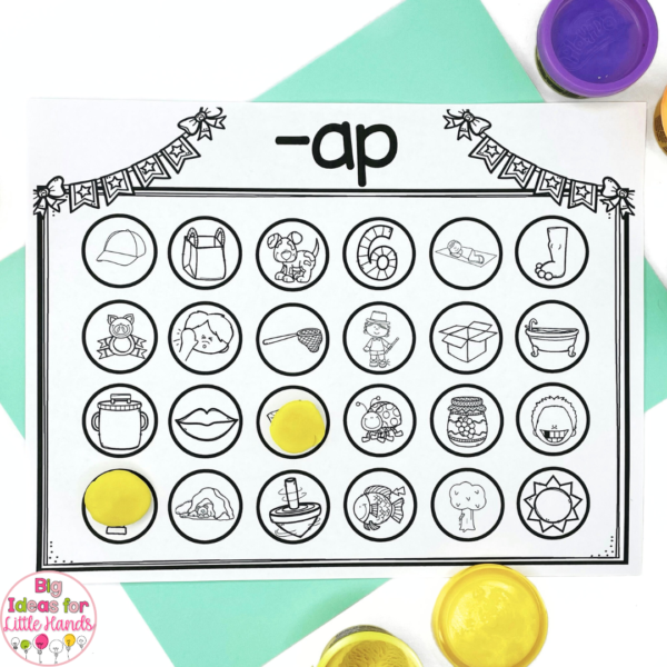 Teaching Word Families in Kindergarten - Big Ideas for Little Hands