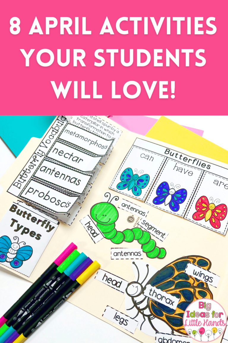 8 April Activities Your Students Will Love! - Big Ideas for Little Hands