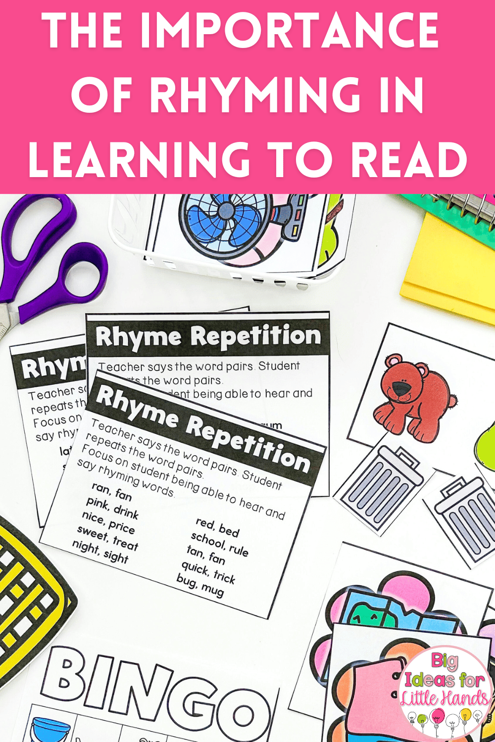 The Importance of Rhyming in Learning to Read - Big Ideas for Little Hands